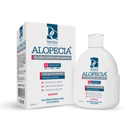 Dermo Clean Alopecia Anti Hair Loss Şampuan 300ml
