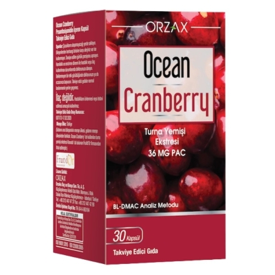 Orzax Ocean Cranberry 30 Kapsül