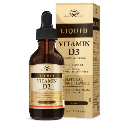 Solgar Liquid Vitamin D3 1000 IU 59 ml